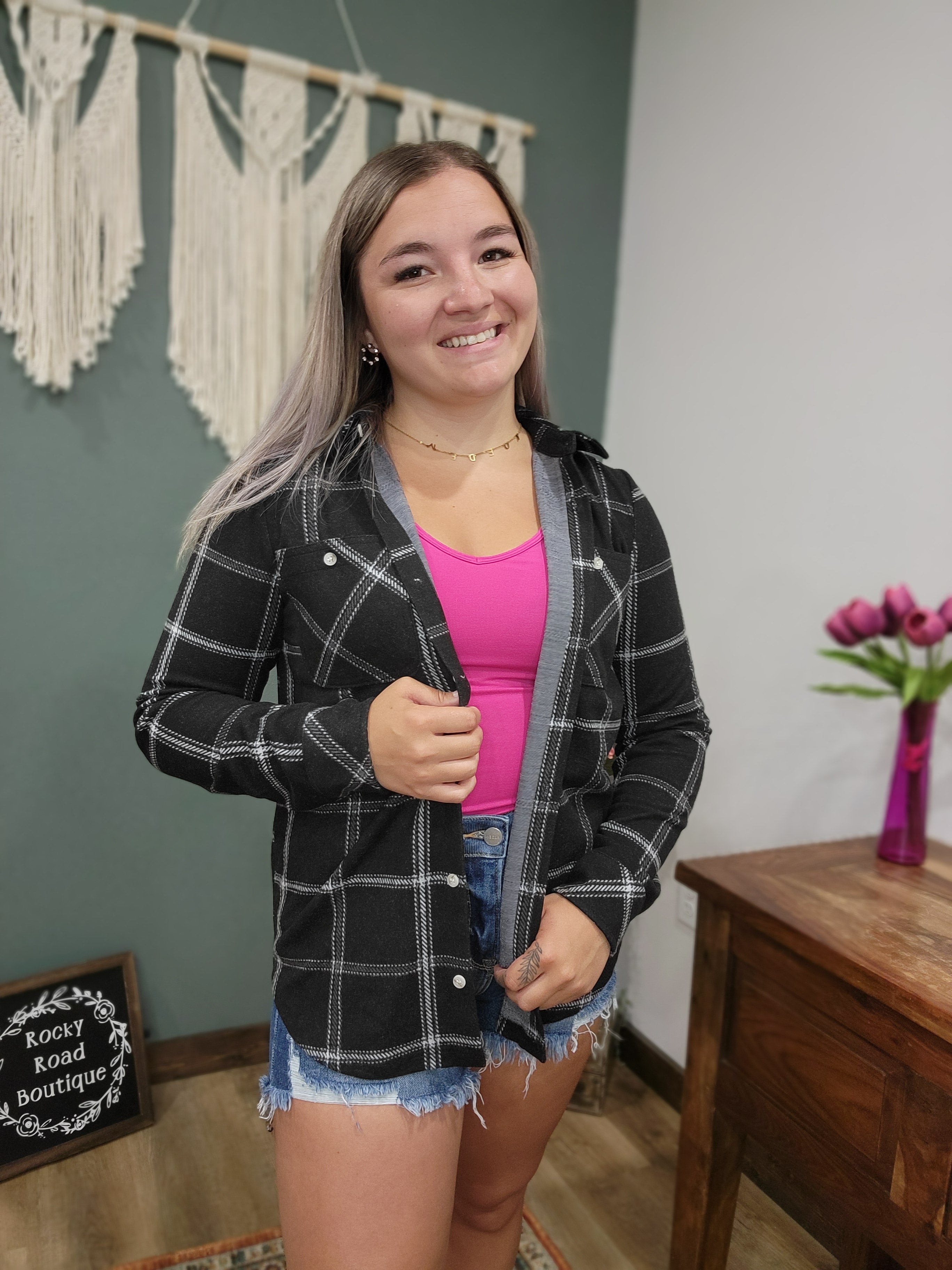 Thread & Supply Black Cream Plaid Lewis Button-up – Rocky Road Boutique