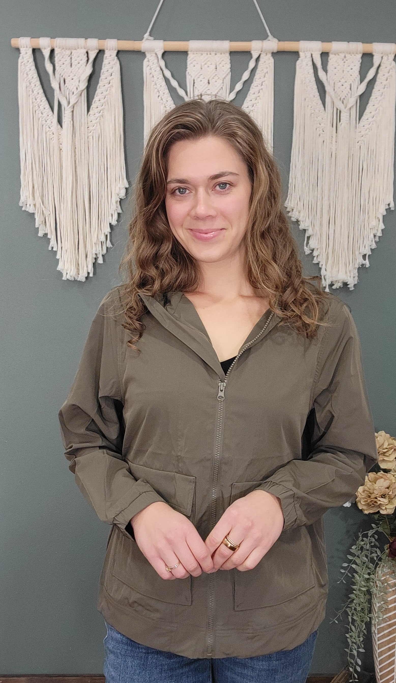 Bronte Jacket - Olive – Rocky Road Boutique